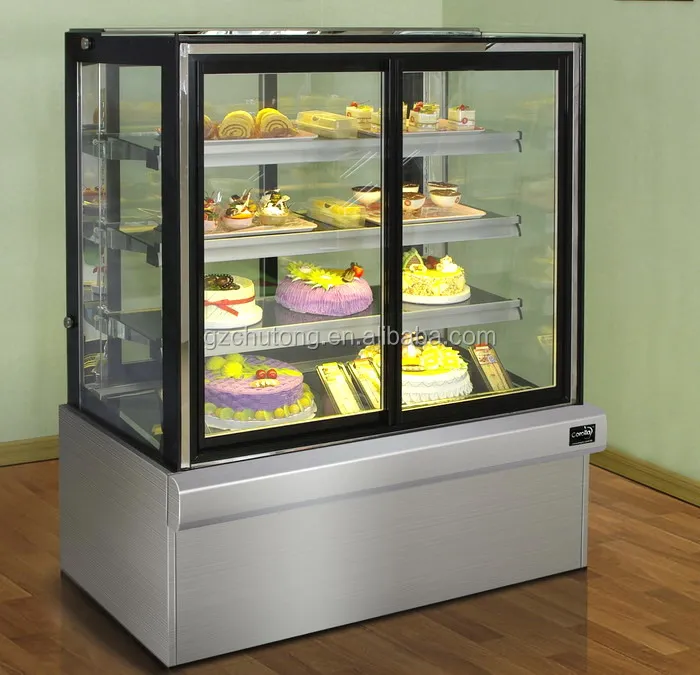 Pastry Display Refrigerator/commercial Marble Front And Back Opening ...