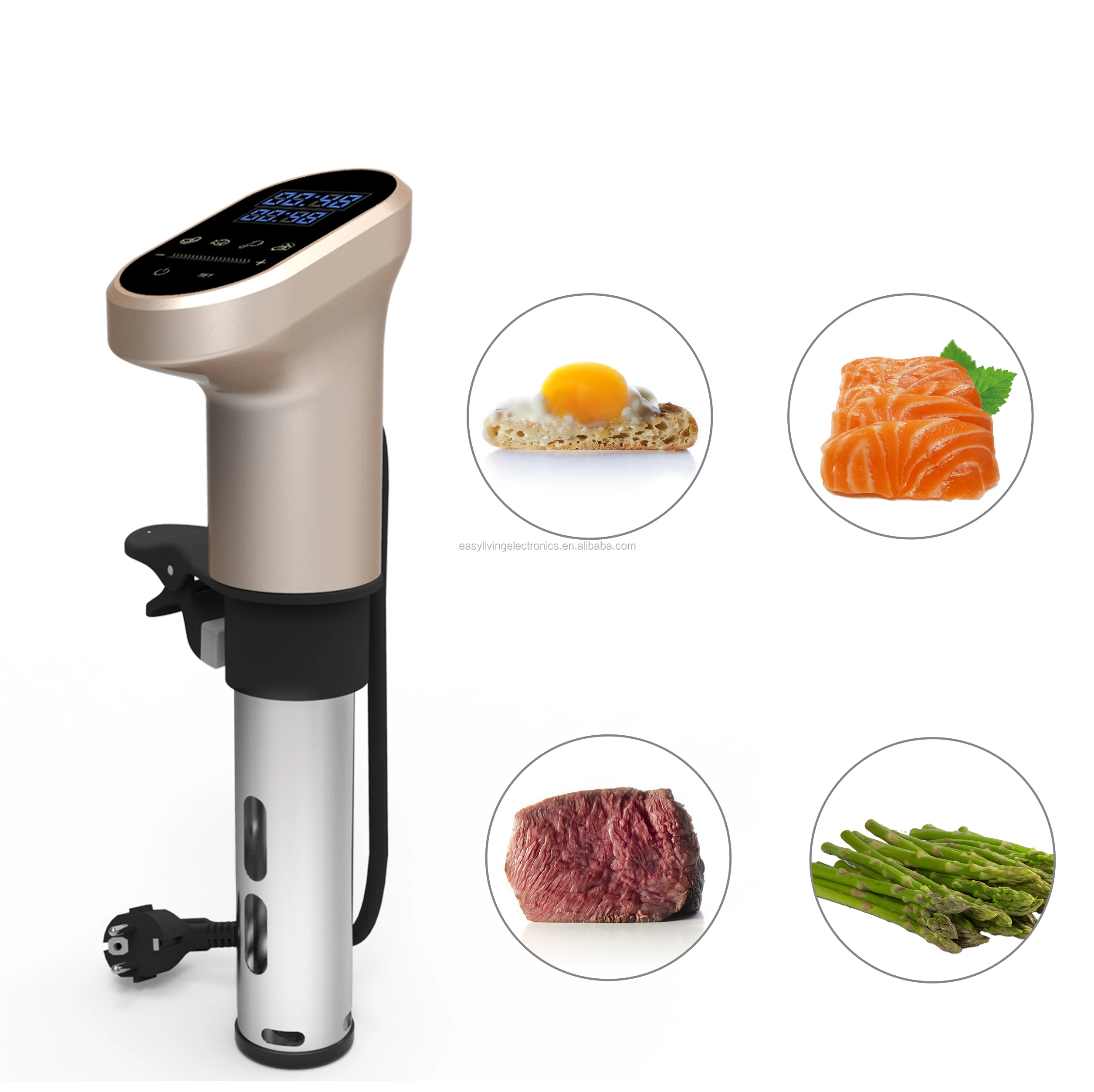 Sous Vide with Vacuum Low Temperature Food Circulator Slow Cooking ...