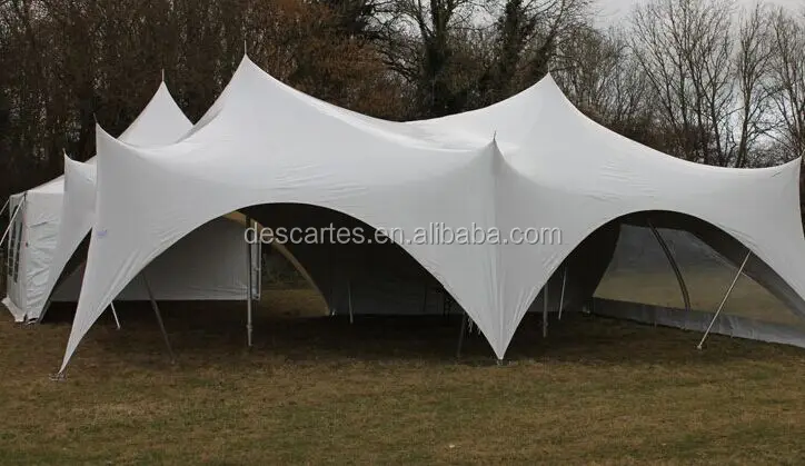 100 Person Outdoor Star Wedding Tents - Big Marquee Stretch Tents with ...