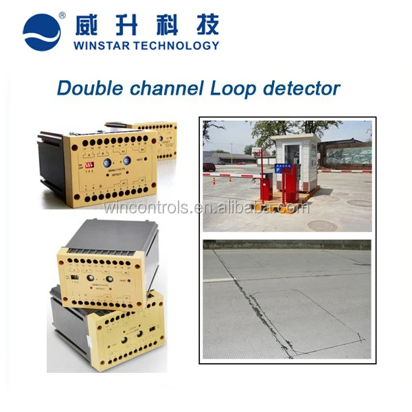 Four Relay Inductive Dual Channel Loop Detector For Rfid Parking Access ...