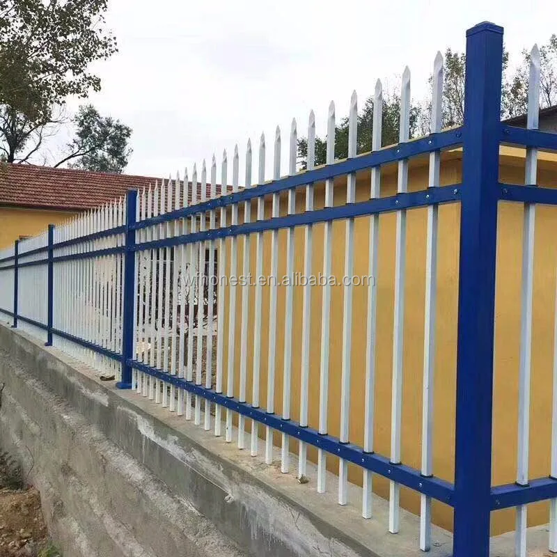 China Factory Direct Sale Unclimbable Zinc Steel Fence Residence ...