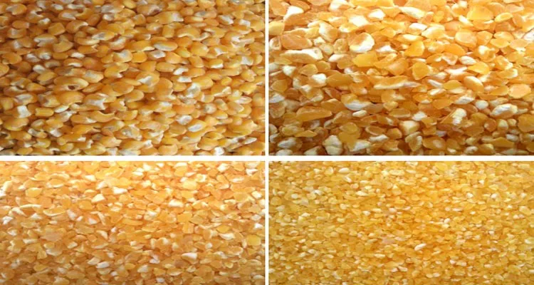 Maize Peeling Machine And Grits Mill Corn Groats Grinding Machine ...