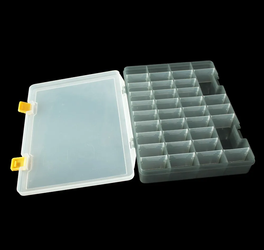 Compartment Slot Plastic Storage Box With Lid For Hair Accessories ...