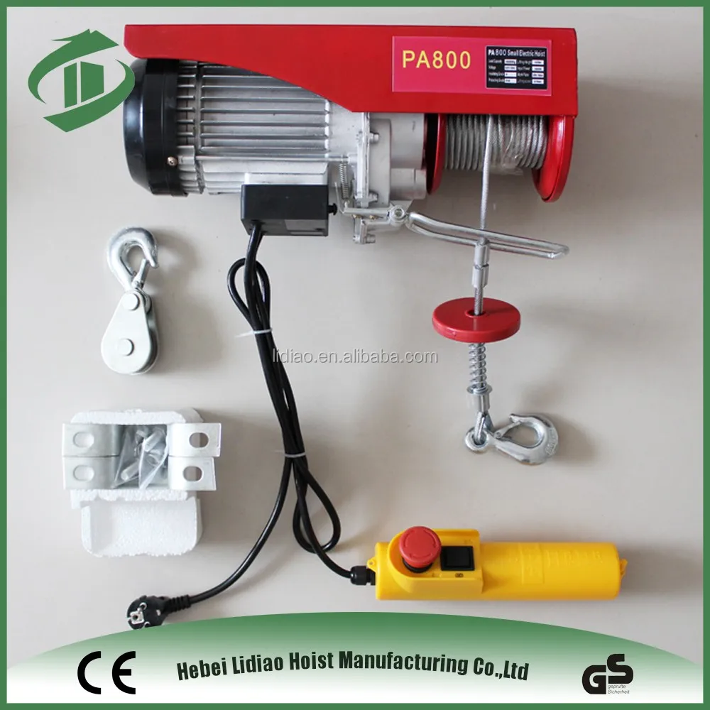 Hujue Pa 800 20 M Mini Elektrische Kabel Takel Met Enkele Fase 220 V ...