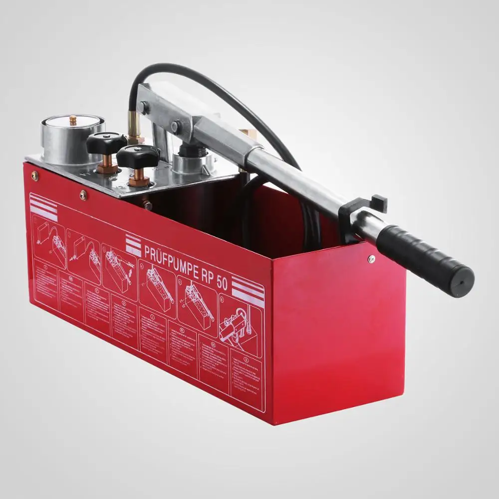 Hydraulic Pressure Test Pump 50 Bar 726 Psi 3 Gallon Tank 45ml 1/2" Bsp ...