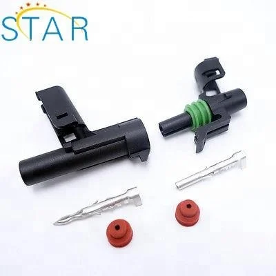 12010996 12015791 Weather Pack 1-pin Male Female Auto Electronic ...