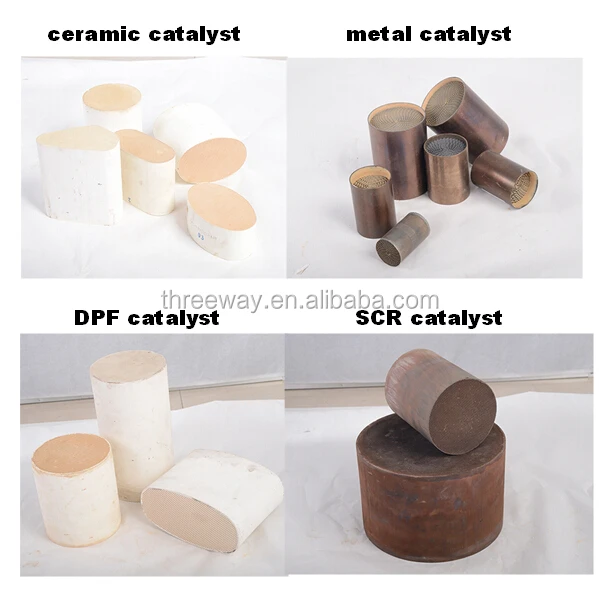 Exhaust System Ceramic Honeycomb Substrate Ceramic Catalyst