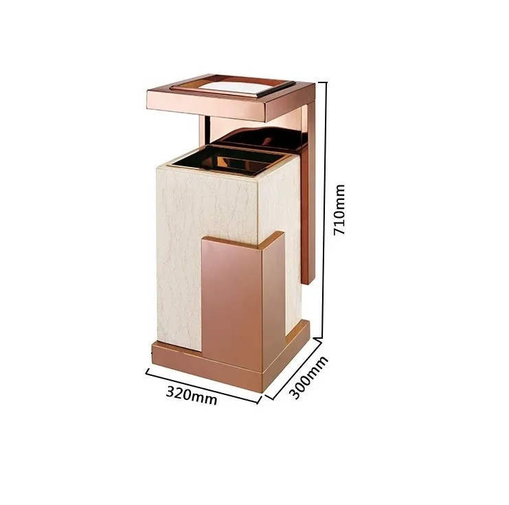 Commercial 5 Star Hotel Lobby Elevator Marble Trash Can - Buy High ...