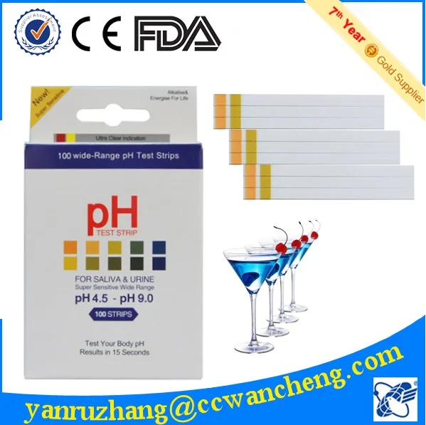 Ph Test Paper 100 Strips/box Precise Test Paper Strips Directly From ...