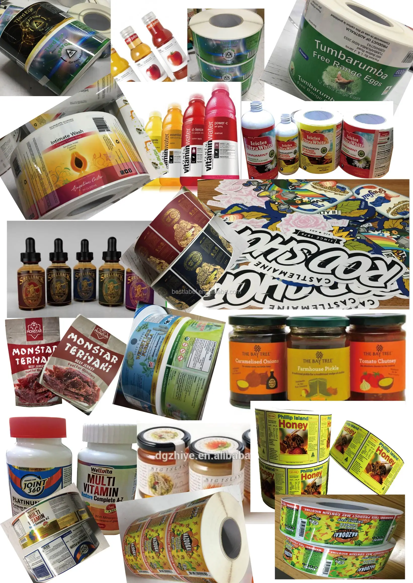 Professional Custom Waterproof Kiss Cut Stickers Various Shapes Of Kiss ...