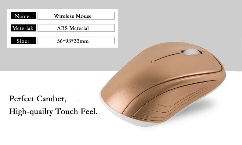 MIDU M-S01 USB Optical Mouse - 2.4G Wireless for Pc/laptop