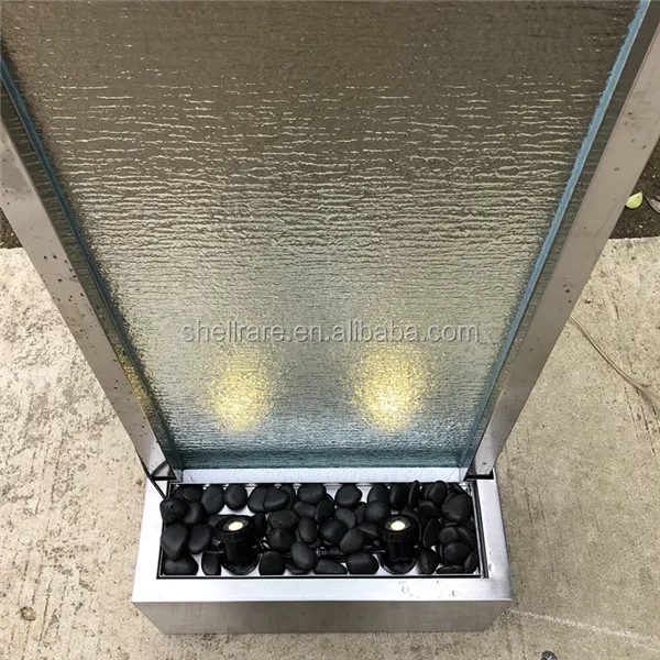 Glass Mirror Waterfall - Elegant Indoor & Outdoor Feature