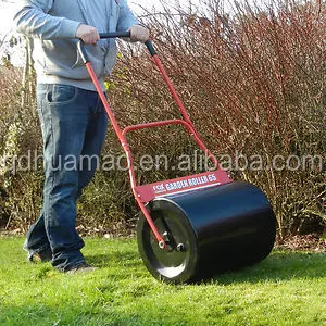 Efficient Garden Work with Sand and Water Filled Lawn Roller