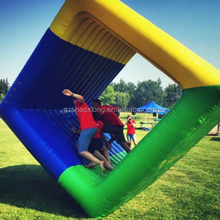 Team Work Building Inflatable Human Walking Flip It Sport Game for Adults