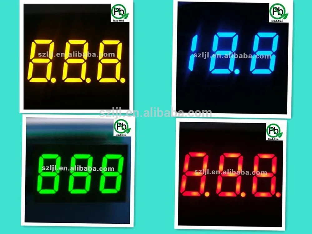 Large 7 Segment Display 3 Inch 1 Digit Seven Segment Led Display - Buy ...