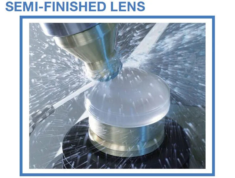 1.499 Cr39 Semi Finished Progressive Optical Blanks Lenses Hmc Coating ...