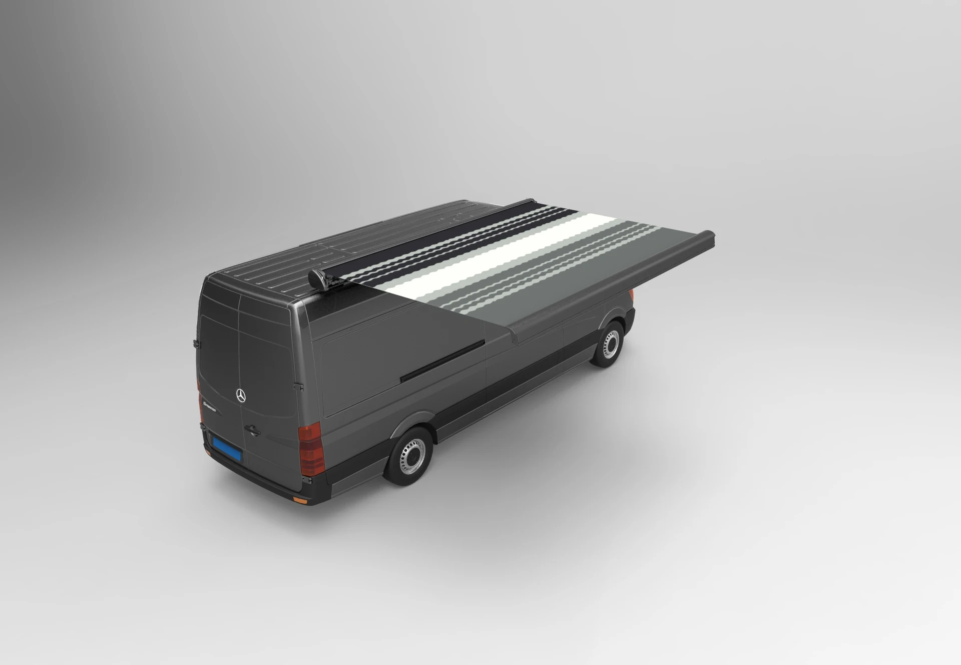 Retractable Motorized Roof Installation Motorhome Camper Rv Awning ...