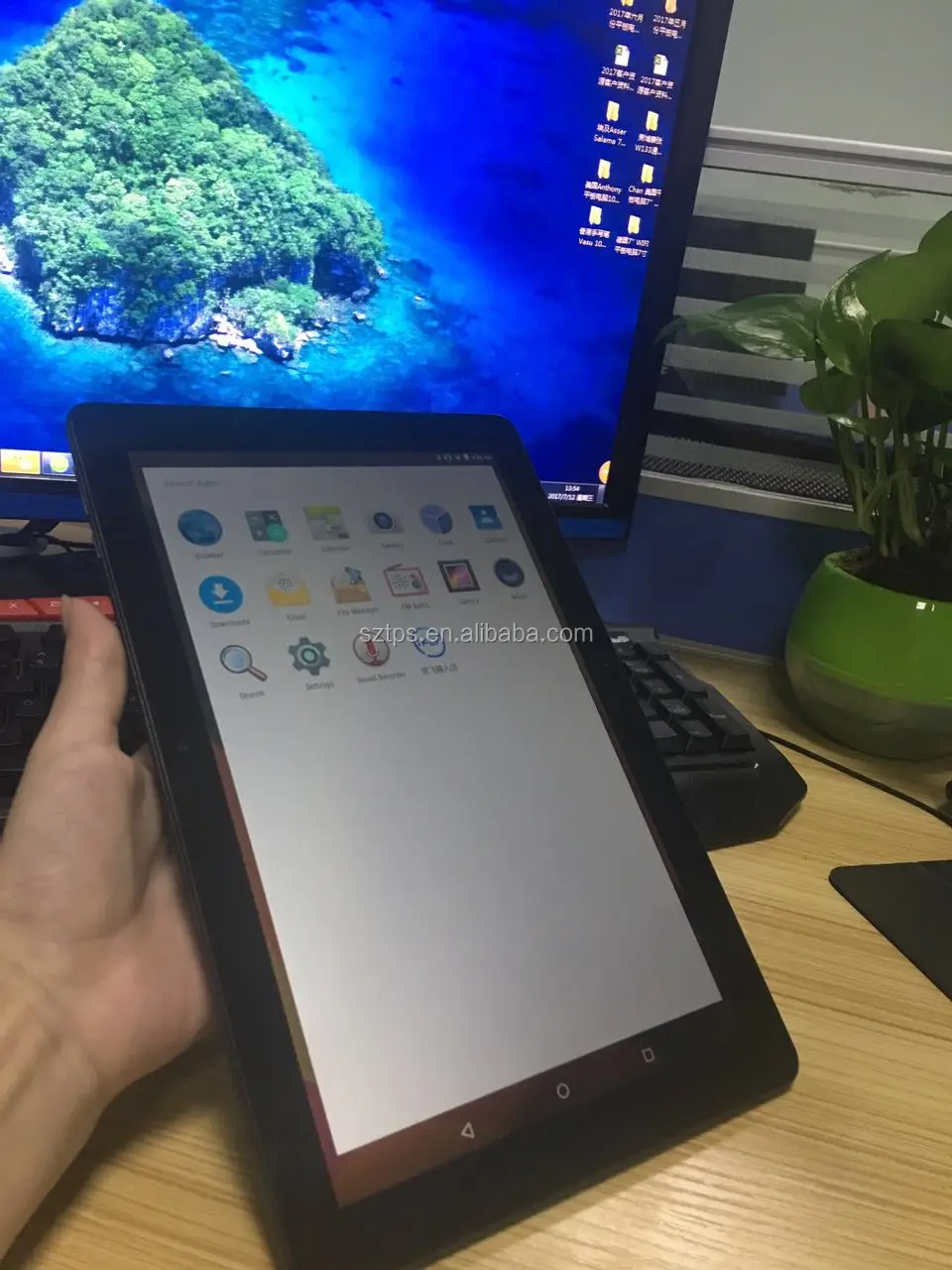 K10 10 Inch Tablet PC with Android 8.0, 4G LTE, and DC Jack
