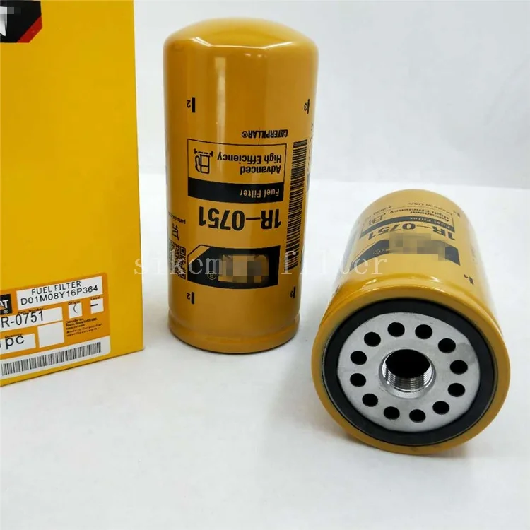 Excavator Parts 1r-0751 1r0751 P551315 Fuel Filter - Buy Fuel Filter ...