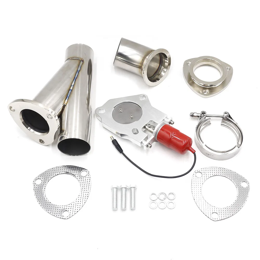 Cnspeed 2.5"63mm Exhaust Control Valve Electric Exhaust Cutout Remote ...