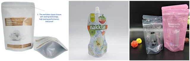 Resealable Clear Window Flat Bottom Food Pouch Kraft Paper Bag - Buy ...