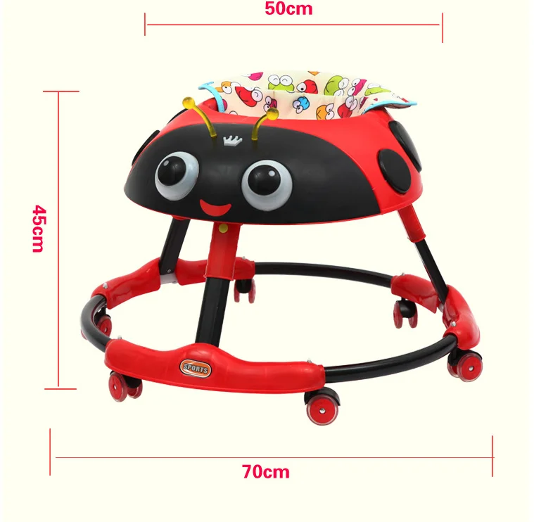 2018 New Model Baby Walker Car Adjust The Height Baby Walkers Factory ...