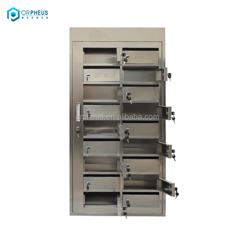 Stainless Steel Mail Box Post Office Mail Slot Newspaper Box With ...