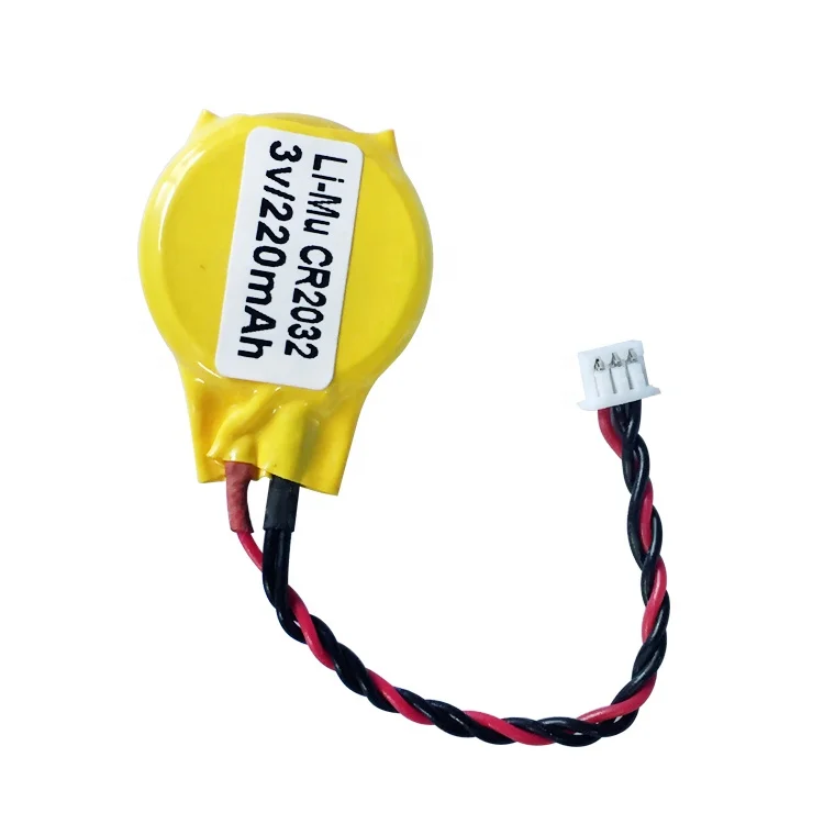 Limno2 Primary Coin Cell Battery F2n Cr2032 3v 220mah Button Lithium ...