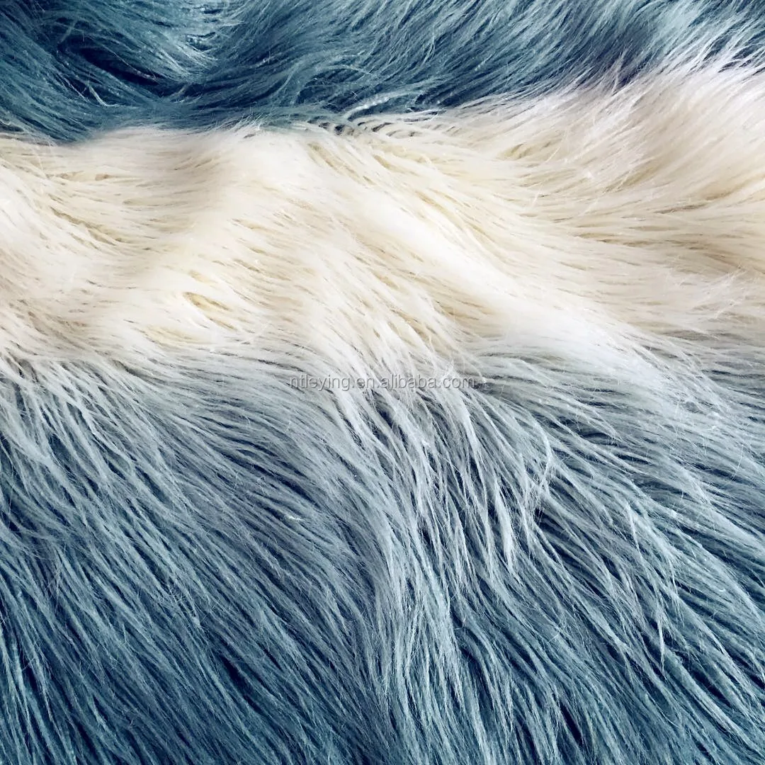 700gsm Jacquard Mongolia Faux Fur Long Pile Fabrics 57/58" - Buy Faux ...
