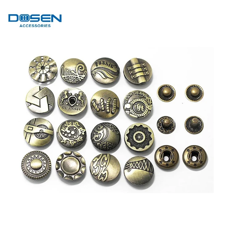 Custom Logo Garments - Metal Studs & Rivets for Clothing