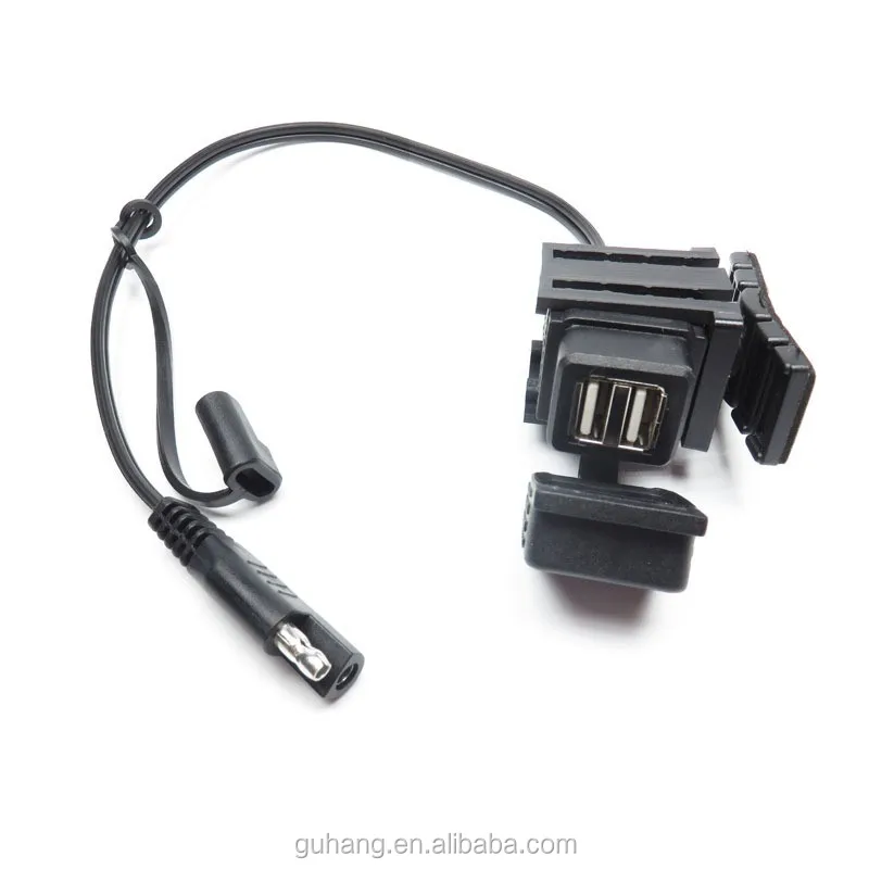 Motorcycle Sae Connector To Dual Usb Outlet - Buy Motorcycle Sae ...