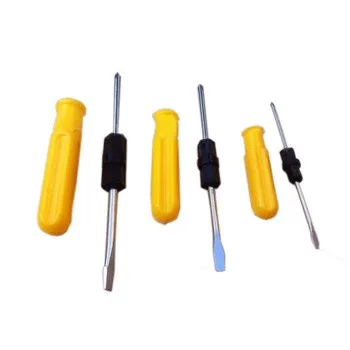 Yellow Handle Slotted Phillips Screwdriver - 6.7 Inch
