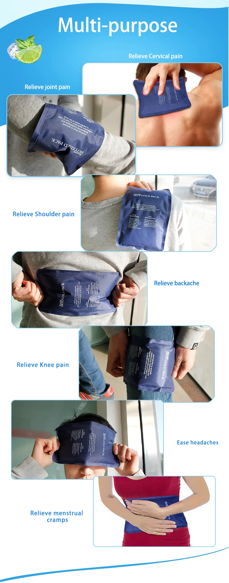 High Quality Disposable Medical Ice Pack For Sport Injury - Buy ...