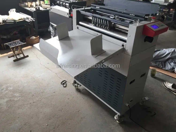 Automatic Paper Sheet Creasing Scoring and Perforation Machine