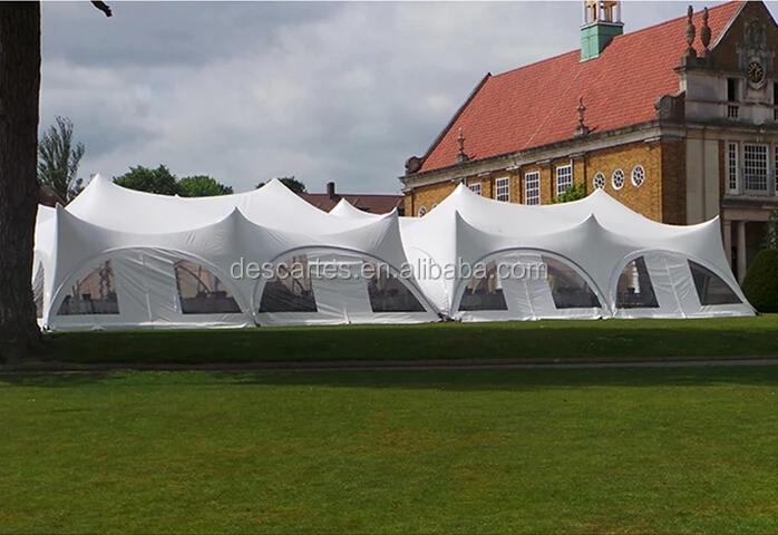 100 Person Outdoor Star Wedding Tents - Big Marquee Stretch Tents with ...