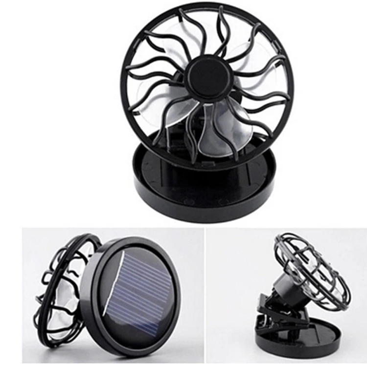 Portable Mini Solar Powered Clip Fan Cooler Solar Clip On Hat Fans For ...