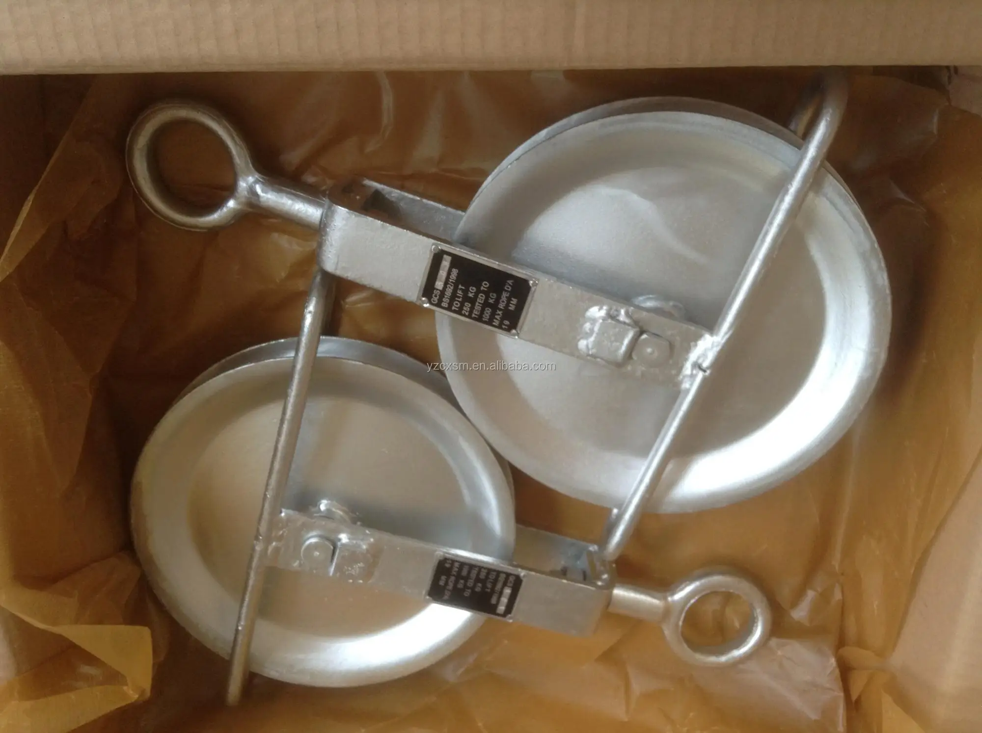 Gin Wheel With Manila Rope,Can Be Assembled With Scaffold - Buy 10" Gin ...