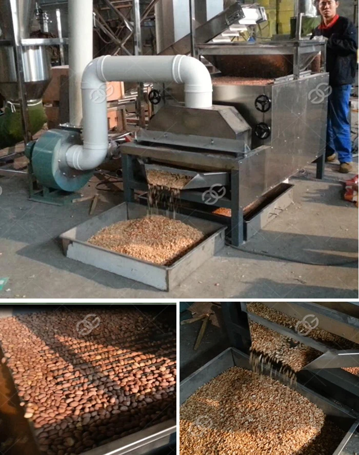 Roasted Dry Peanut Peeler And Breaker Peanut Splitting Machine - Buy ...