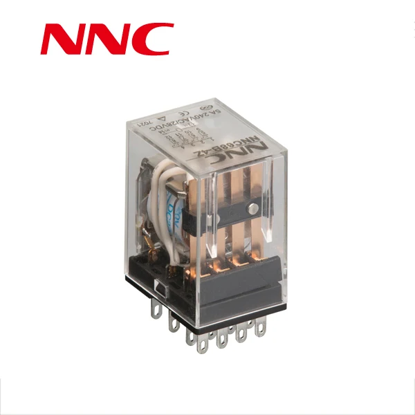 NNC Clion General Purpose Hh54p Relay 380v MY4 5A 4 Pole Relay 14 Pin Relay