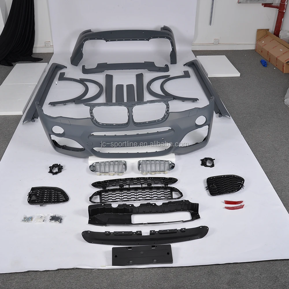 14-16 Plastic Msport Body Kit For Bmw X3 F25 Xdrive20i 28i 35i Sport ...