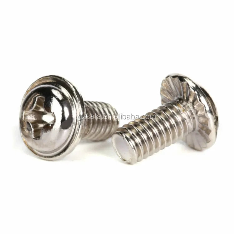 Customized Phillips Pan Washer Flange Head Serrated Machine Screws