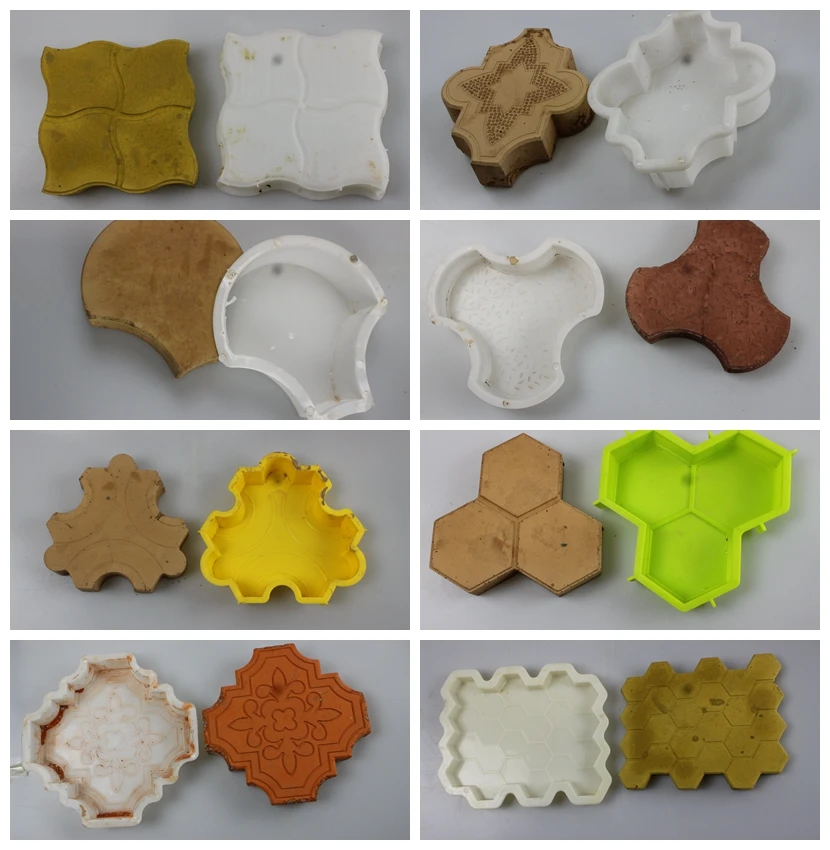 Moule De Moulage De Pavé À Emboîtement En Plastique Ou En Caoutchouc ...