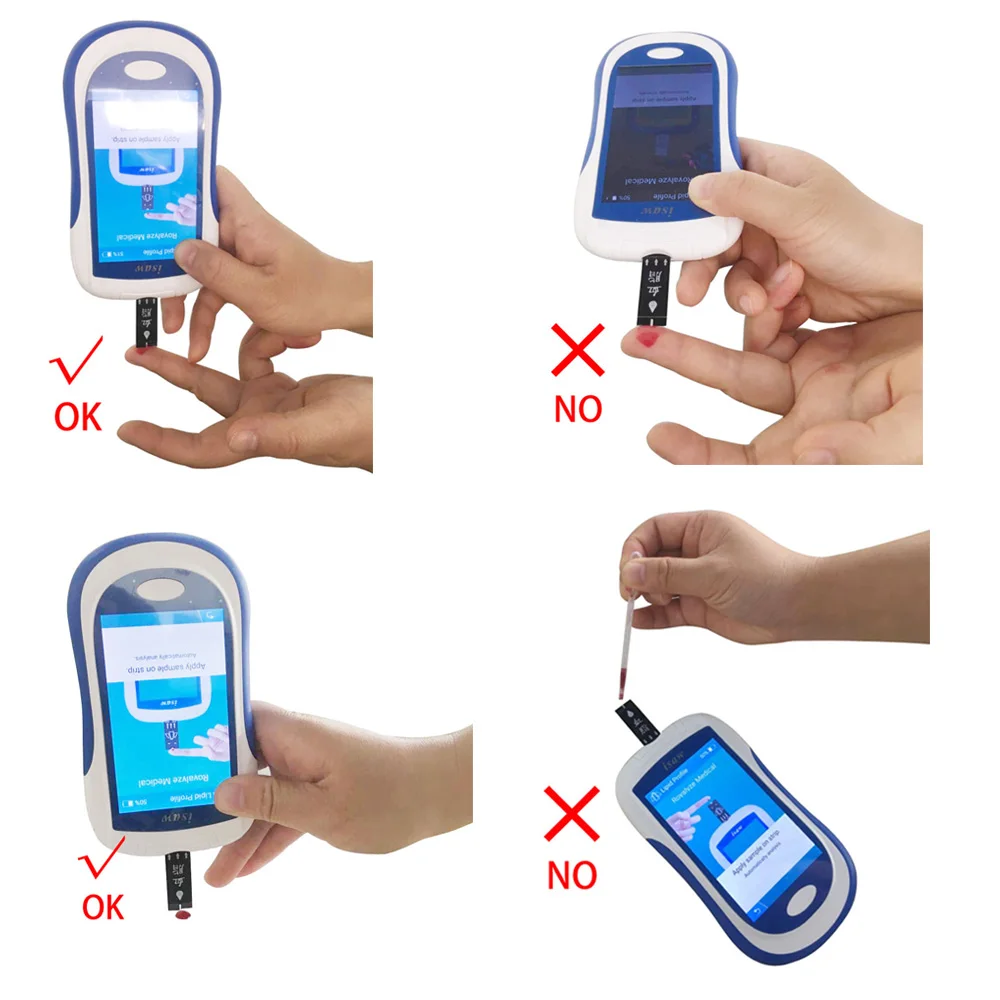 Accu Answer Blood Glucose Cholesterol Triglycerides Meter Hdl Ldl 1 ...