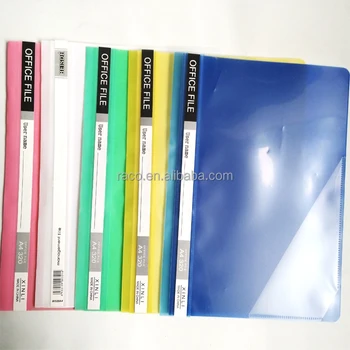 Clear Plastic File Folder Clip Pocket Document Folder A4 A3 - Buy Clear ...