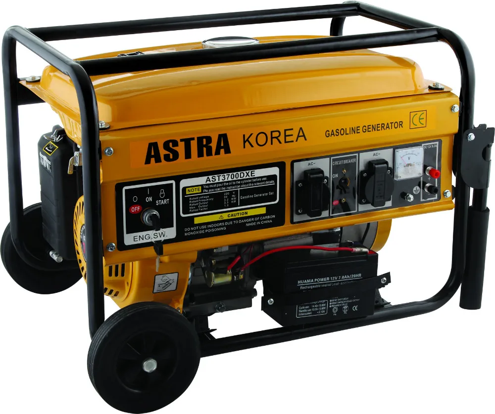 Original Astra Korea Household Portable Gasoline Generator 2kw 168f-1 ...