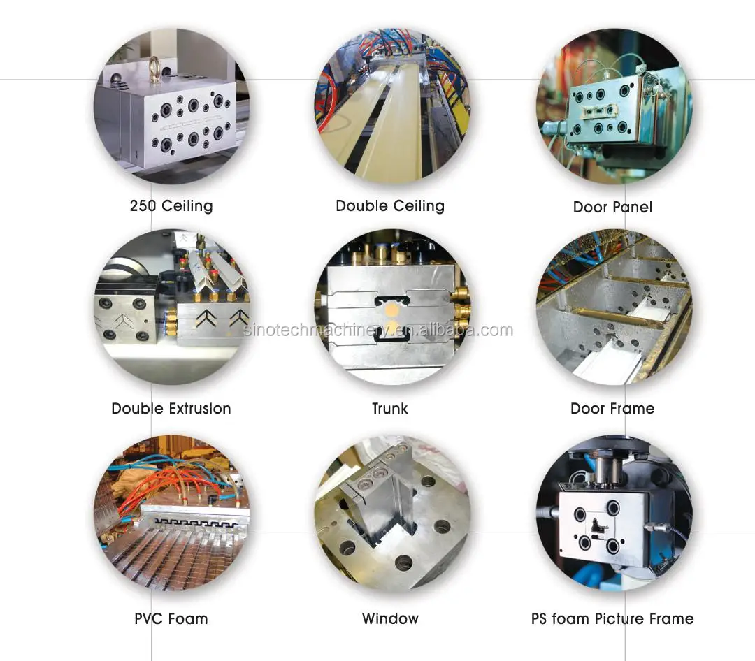 Plastic Pvc Upvc Window Door Sash Frame Profile Extruder Production ...