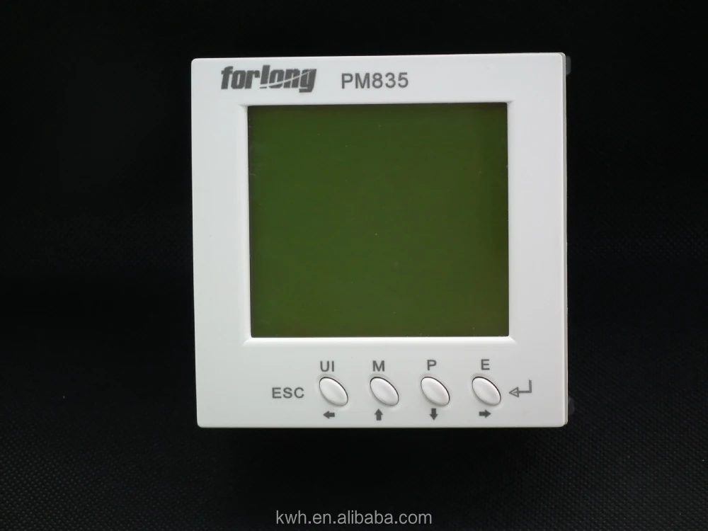 Pm835 Three Phase Digital Display Energy Monitor Panel Meter Power ...