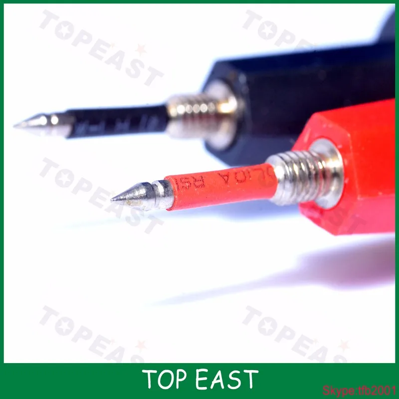 A99 1 Pair Pointy Universal Probe Test Leads For Digital Multimeter Pen ...