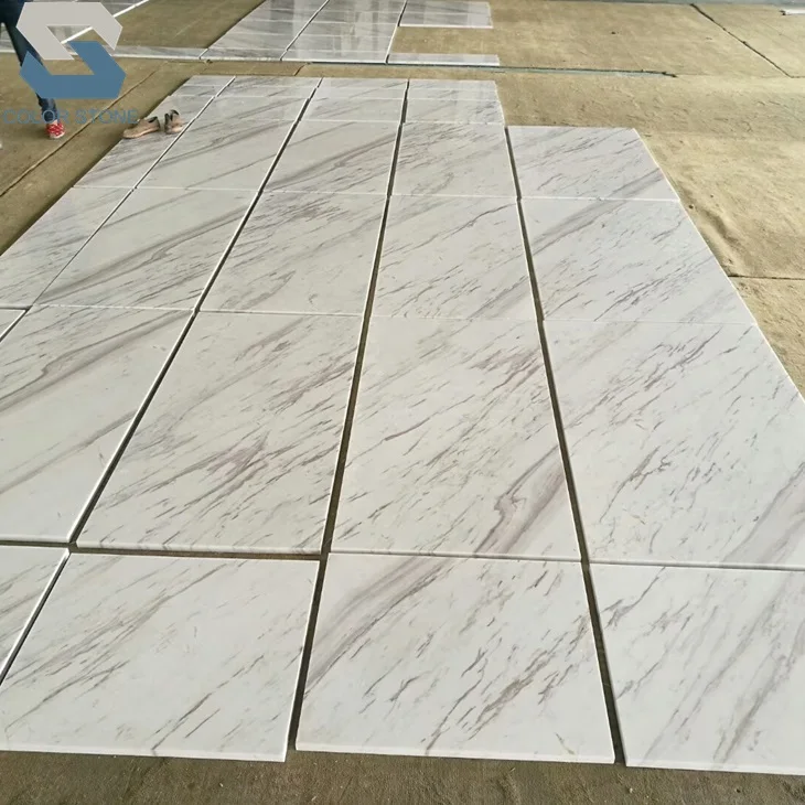 Volakas White Marble Tile Ajax White Marble Floor Tiles For Hotel ...