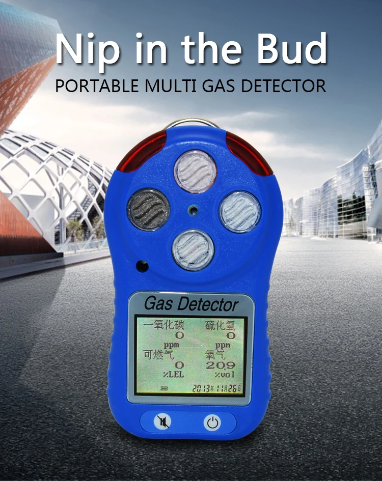 Best Selling Portable Multi Gas Detector Co H2s O2 Methane Carbon ...